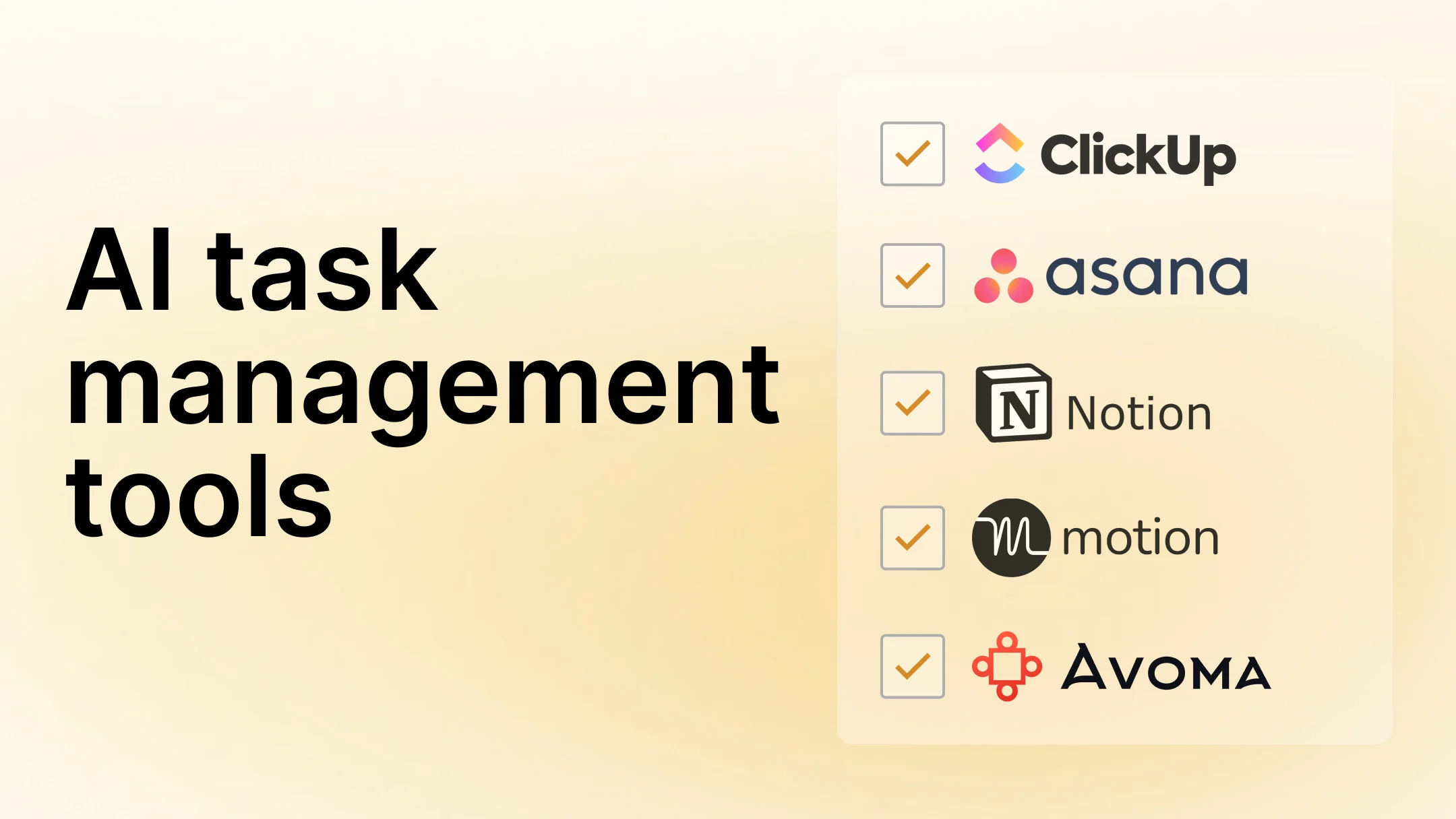 Top 5 AI task management tools for meetings and projects